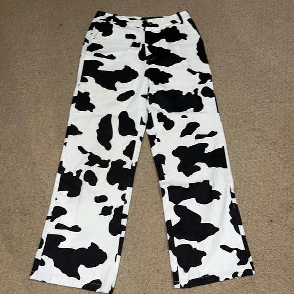SHEIN | Jeans | Cow Print Jeans | Poshmark